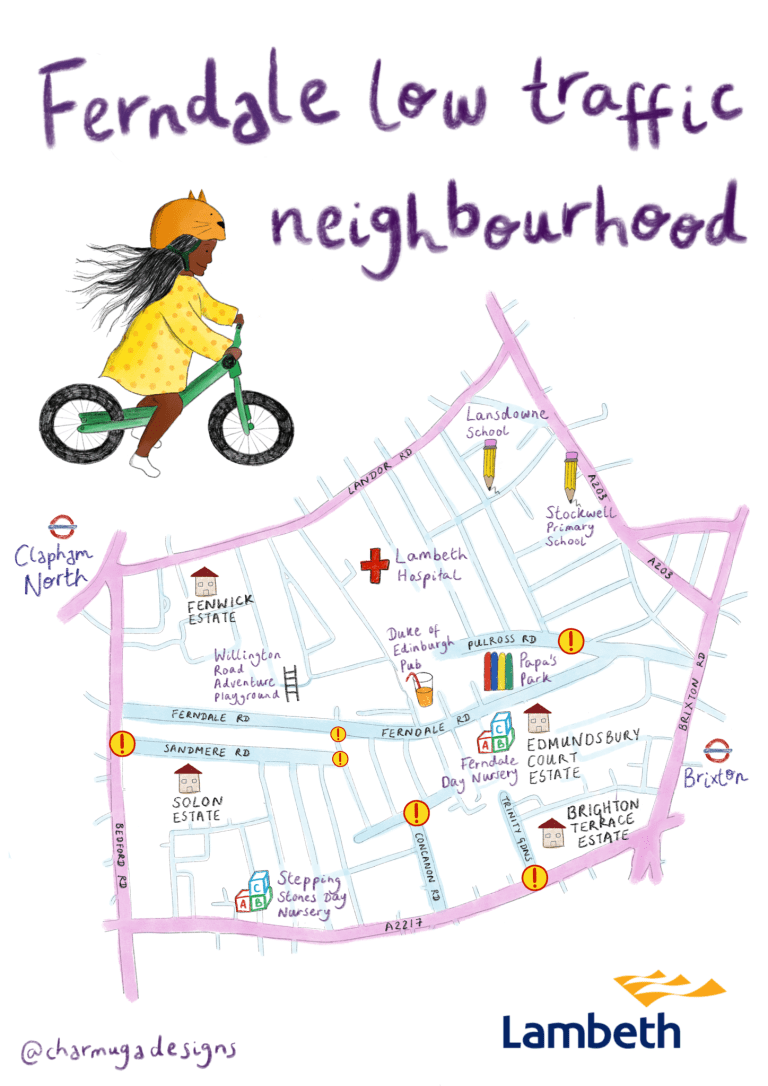 Ferndale ward low traffic neighbourhood launched – Lambeth Cyclists
